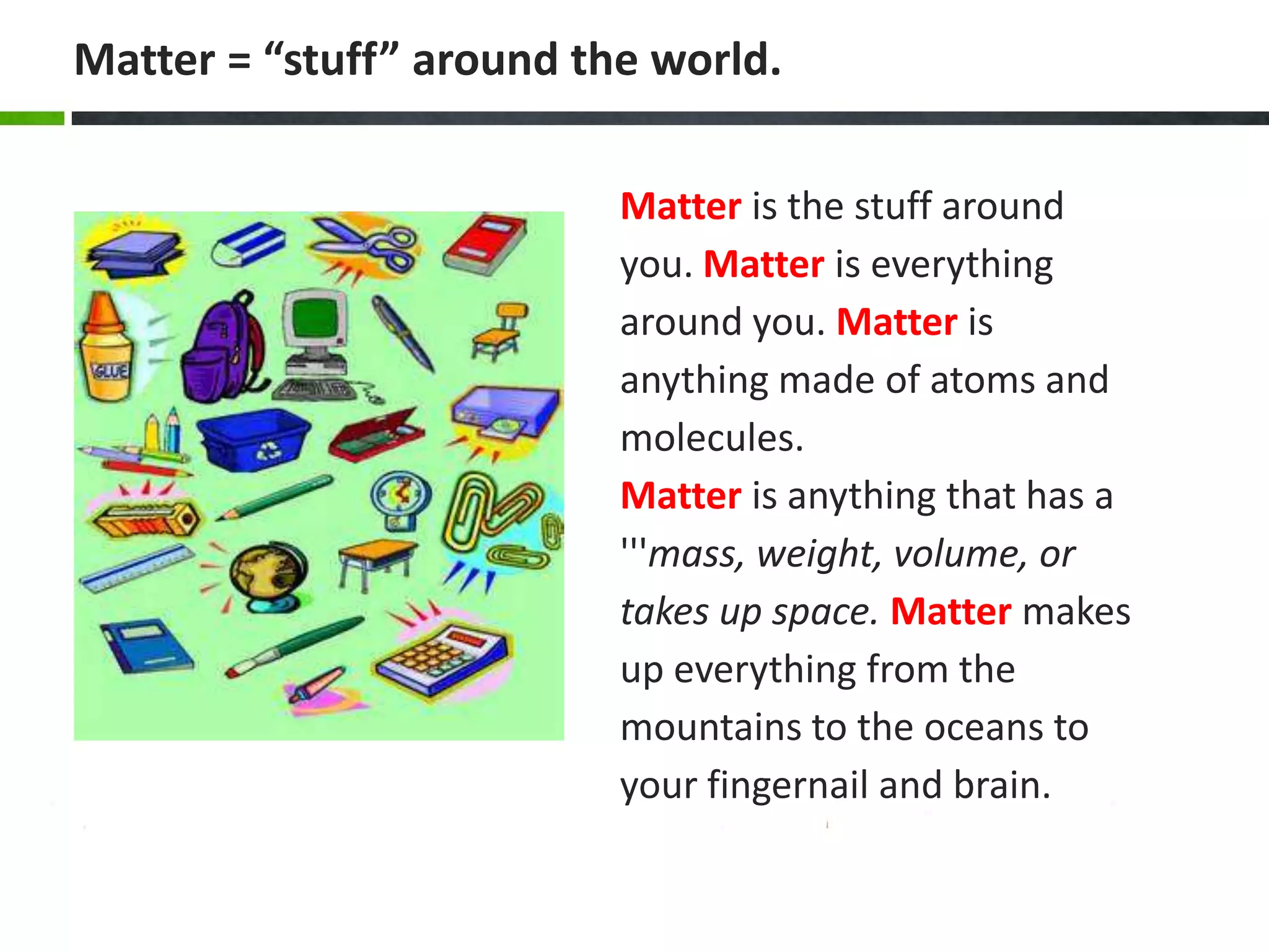Matter and energy ppt | PPTX