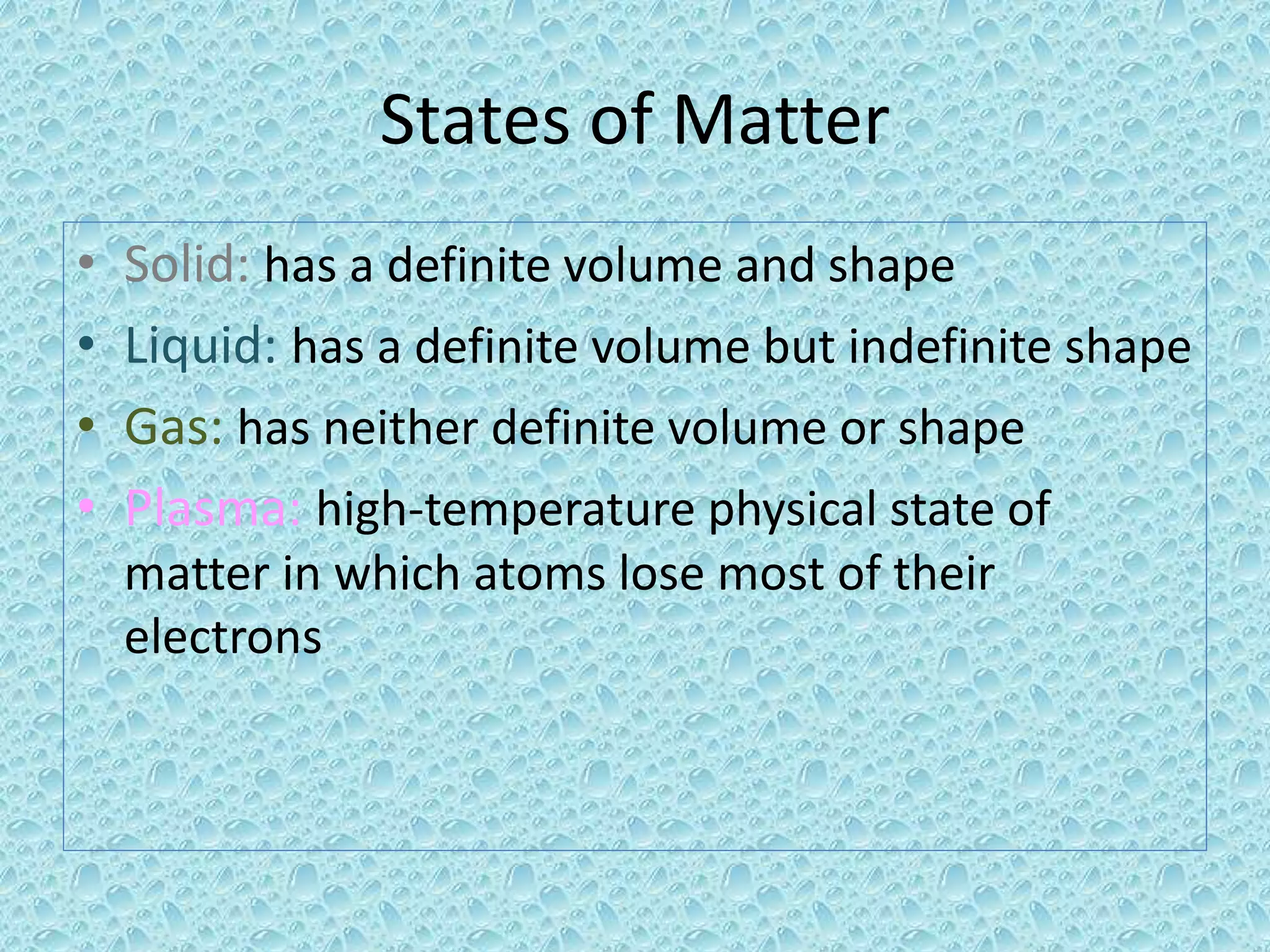 Matter and its properties | PPTX
