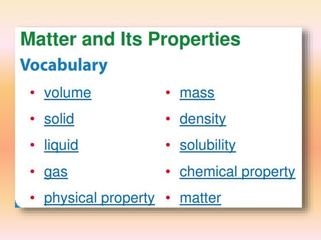 Matter and its properties | PPTX