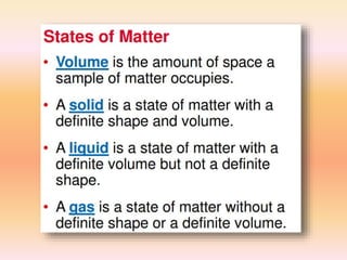 Matter and its properties | PPTX