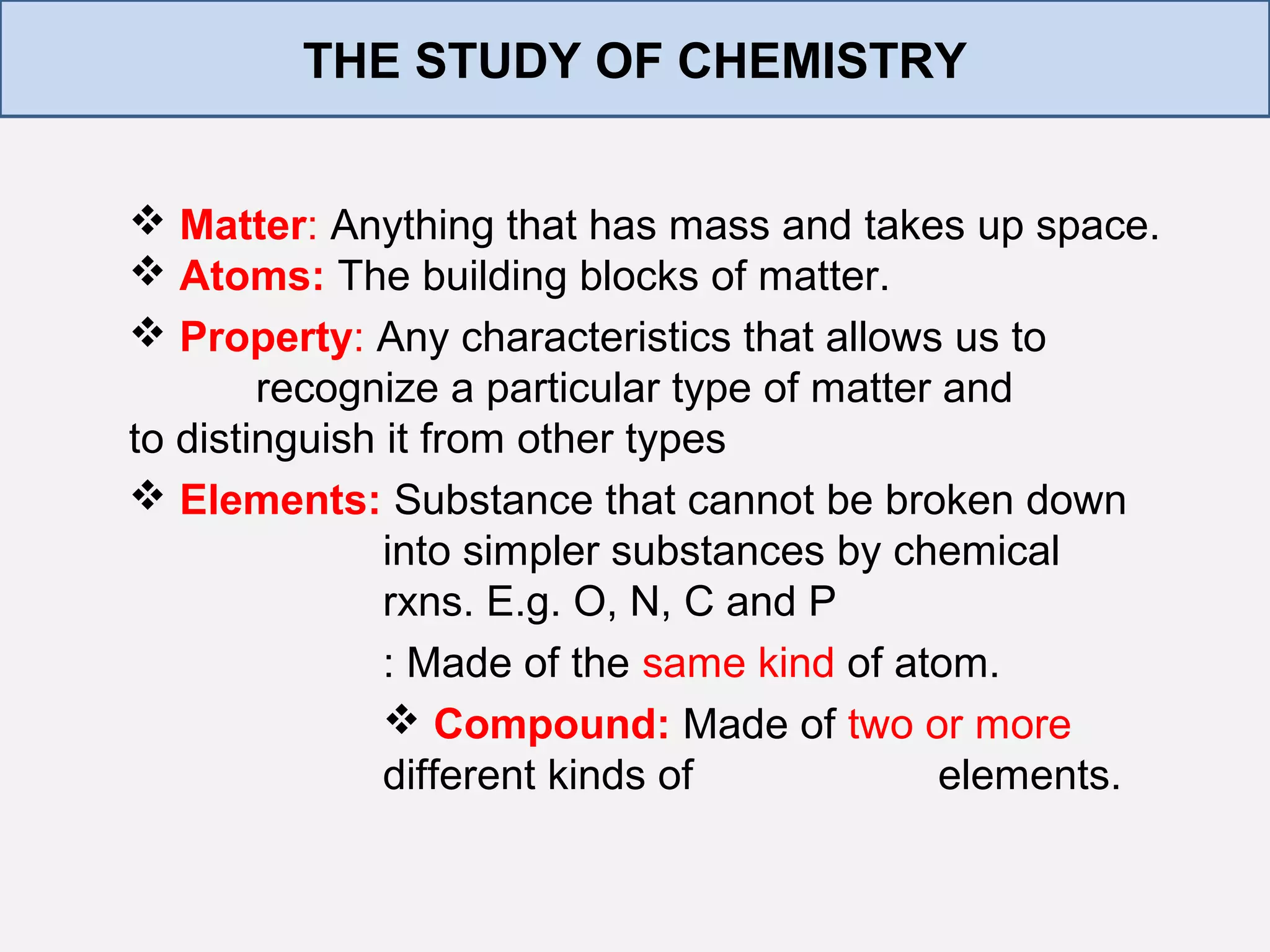 MATTER AND MEASUREMENT | PPT