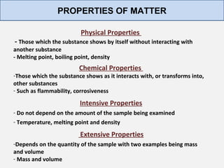 MATTER AND MEASUREMENT | PPT