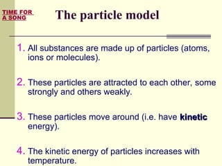matter and the particle model ppt.wwwwww | PPT