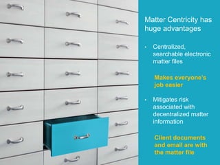 Matter Centricity 101 | PPTX