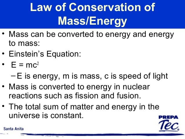 The Law Of Conservation Of Mass Explanation
