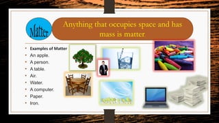 Matter for 6th By -Sarita Chourasia | PDF | Chemistry | Science