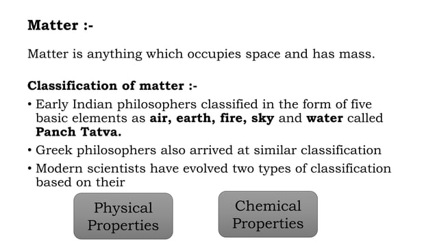 Matter in our Surroundings || Class 9 || NCERT | PPTX