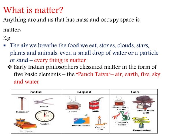 Matter in our surroundings class ix chapter1 | PPTX