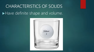 Matter in solid form | PPT