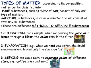 Matter & its properties. adapted from david mingarro | PPT | Chemistry ...