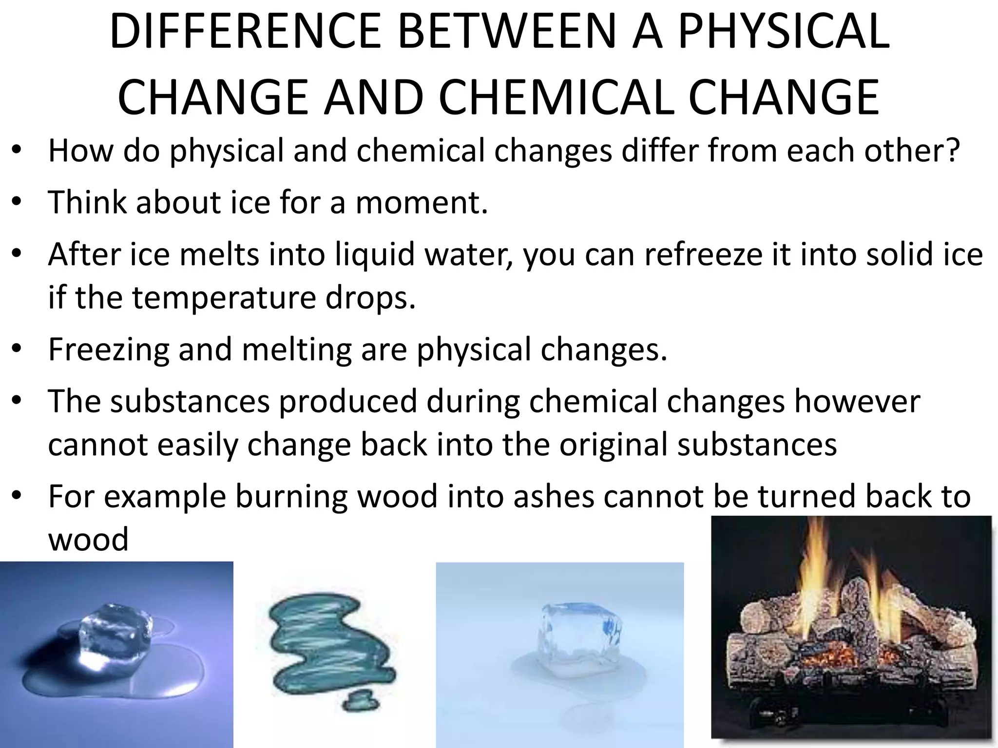 Matter (lesson 4) chemical changes | PPTX