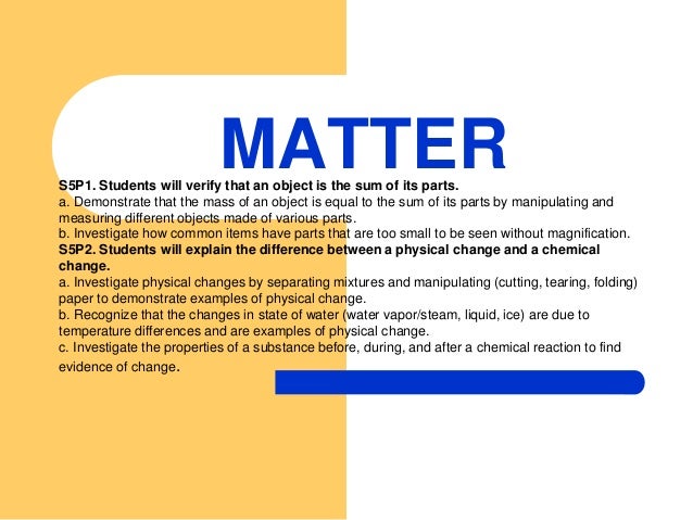 Matter powerpoint