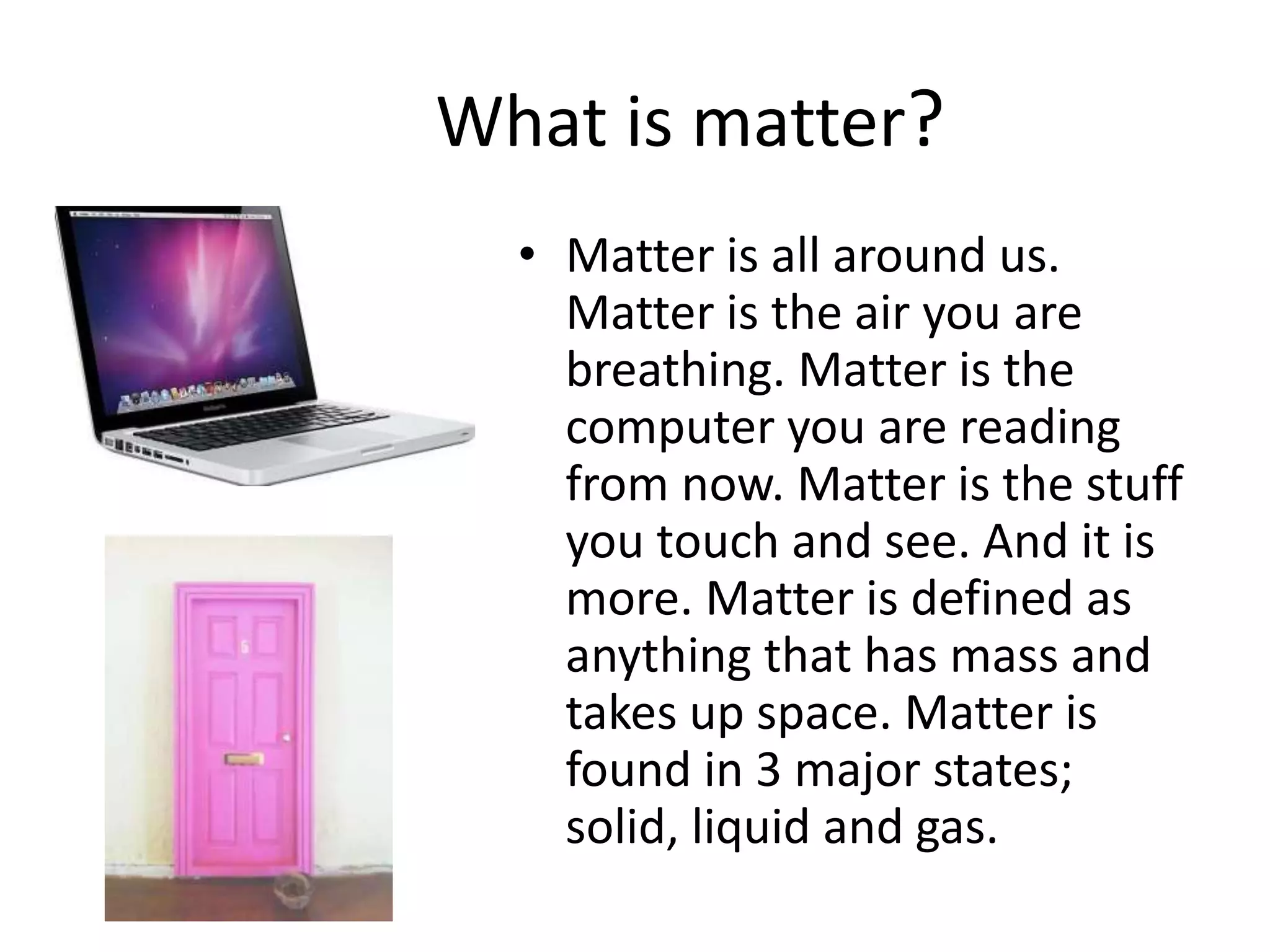Matter presentation veronica 4ªb | PPT
