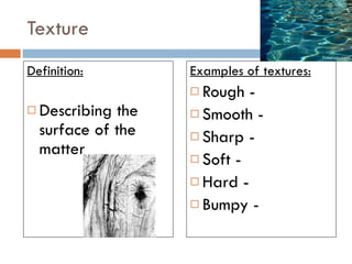Matter Properties And Changes | PPT | Chemistry | Science