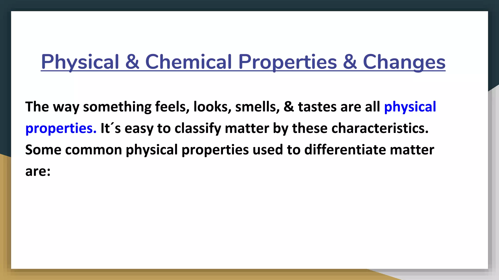 Matter, Properties, & Phases | PPTX