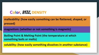 Matter, Properties, & Phases | PPTX