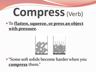 States of Matter Vocabulary Cards | PPTX