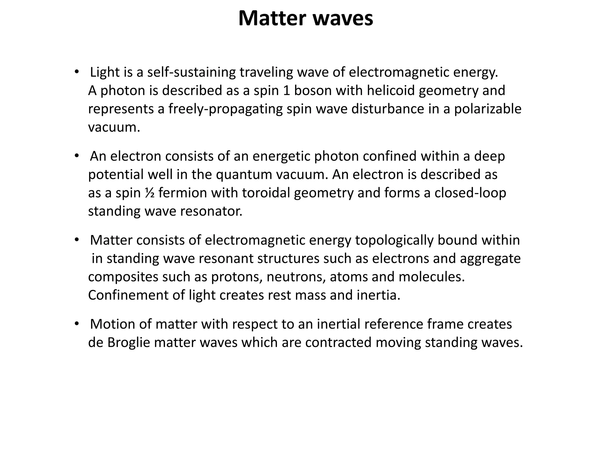 Matter waves | PPSX