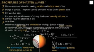 Matter waves ,photons,waves,thyhvdhijjvfdf | PPTX