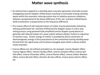 Matter wave synthesis | PPT