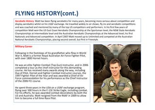 Matt hall Racing 2016 Red Bull Air Race team guide | PPT