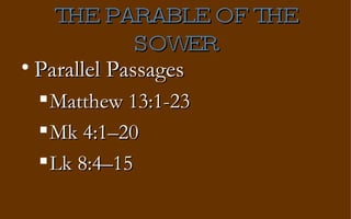 The Parable of Parables | PPT