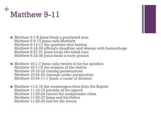Matthew Following Jesus June 1 | PDF