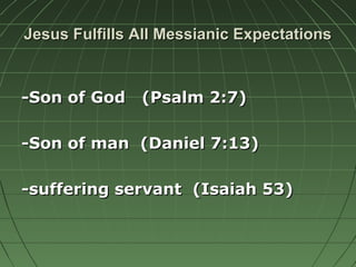 Messianic Prophecies in Matthew | PPT | Christianity | Religion ...