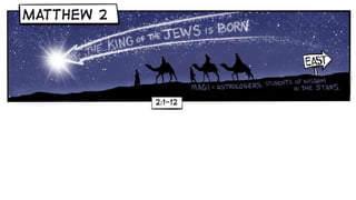 Jesus is Born | Matthew 1-2 | PPTX