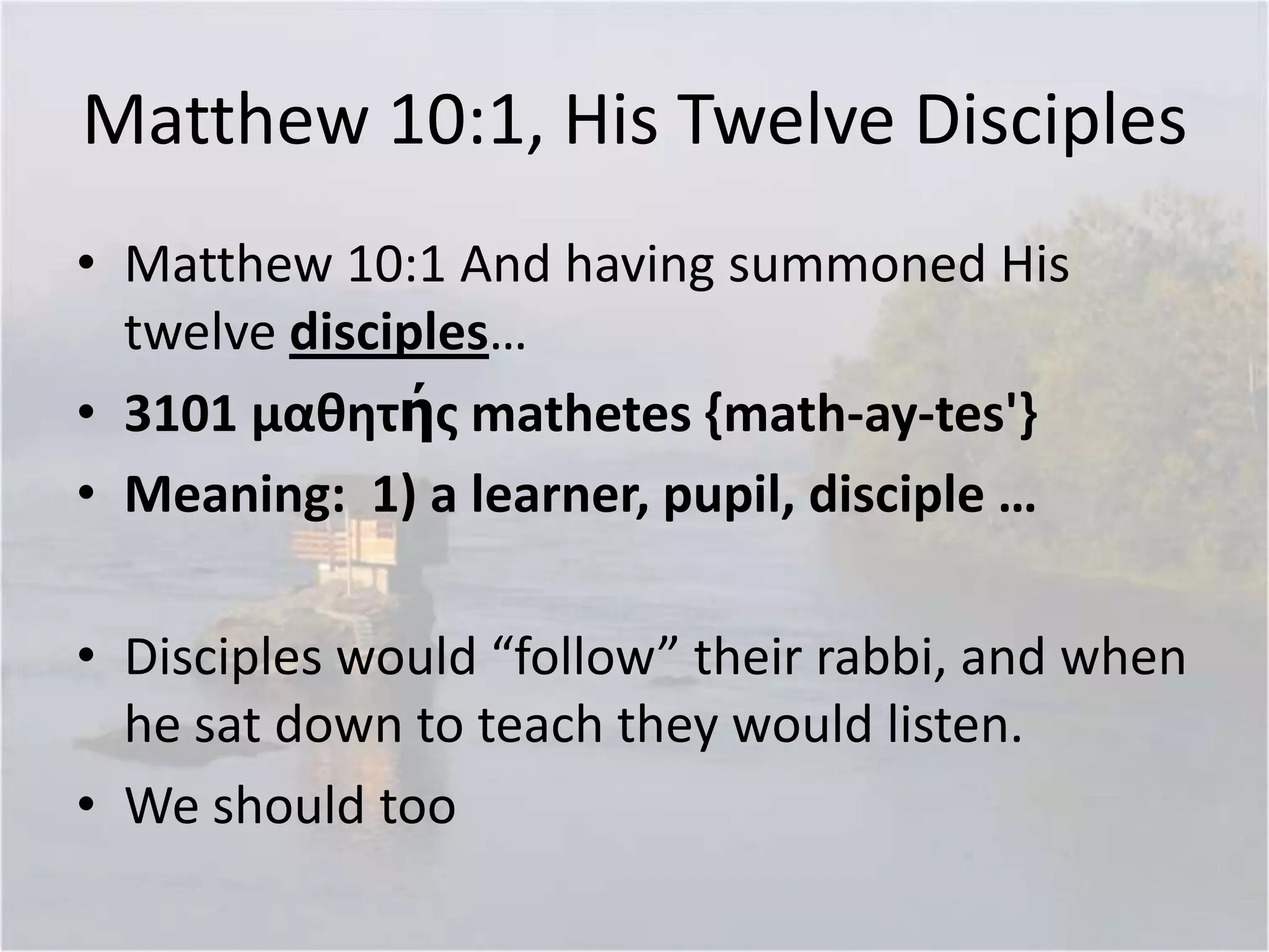 Matthew 10, Disciples, Apostles, wolves, Fear God, Boasting, ss, Jesus ...