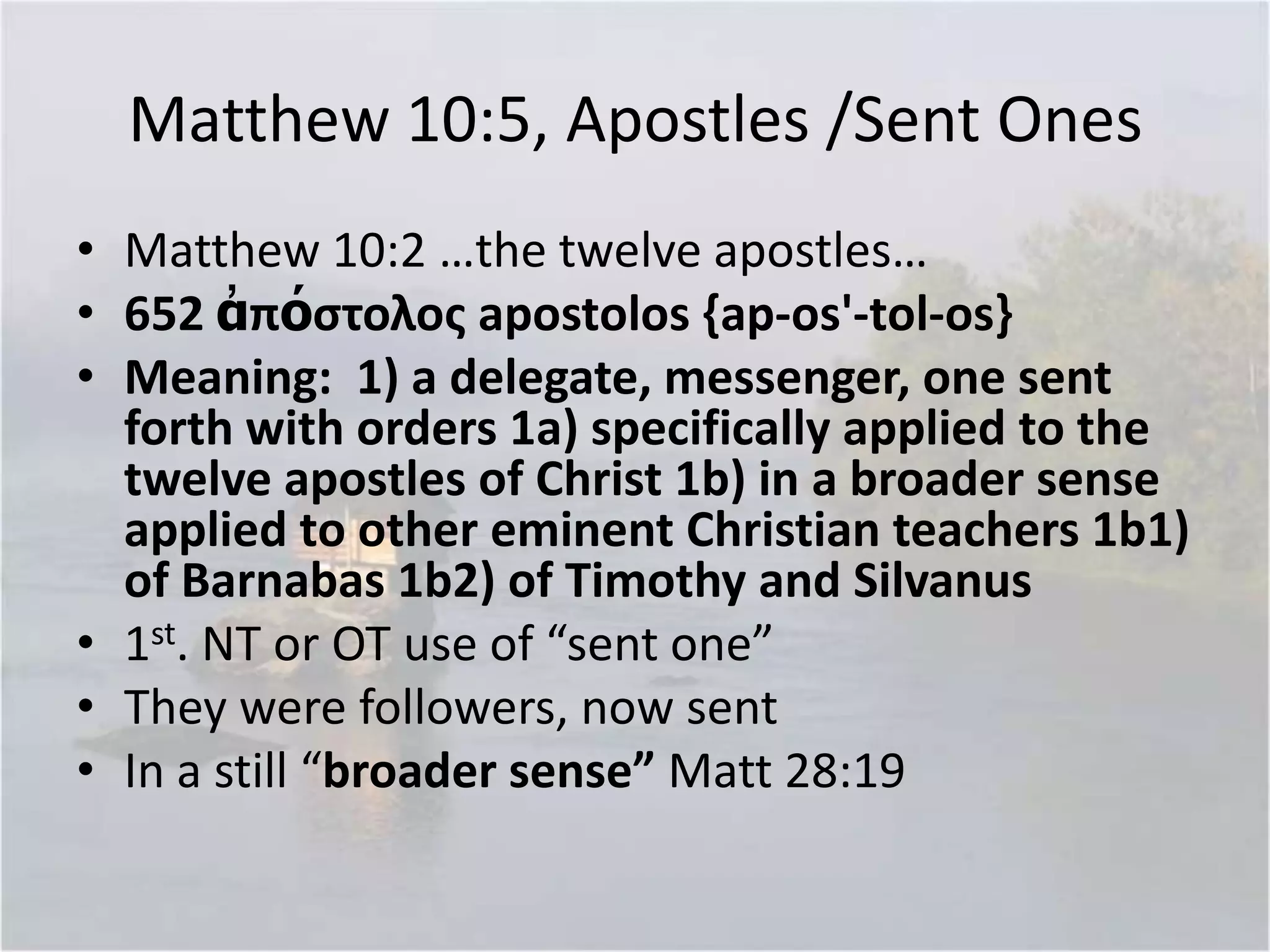 Matthew 10, Disciples, Apostles, wolves, Fear God, Boasting, ss, Jesus ...