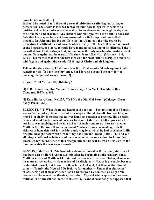 Matthew 11 Commentary matthew-11-commentary