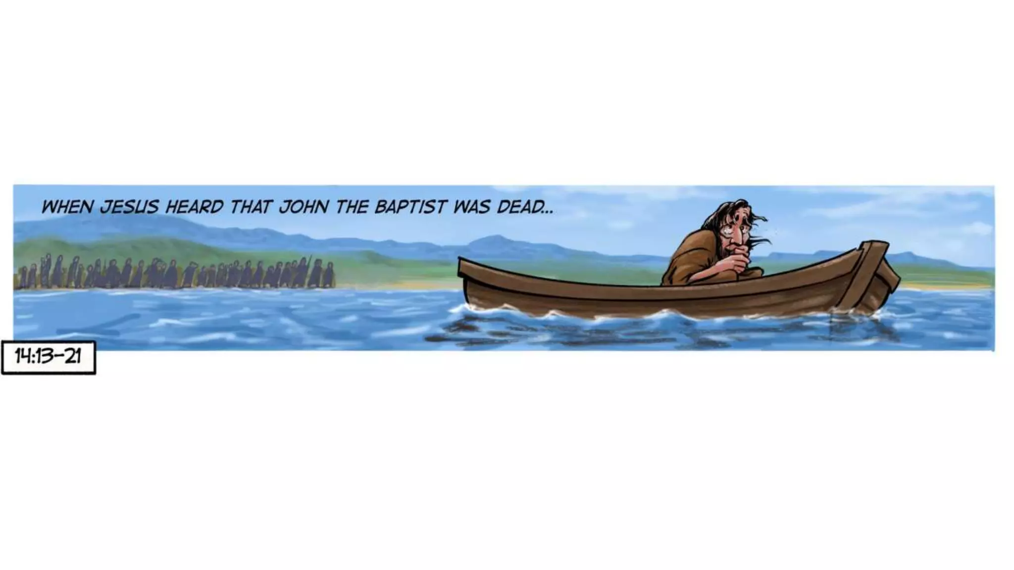 Jesus Feeds 5,000 and Walks on Water in Matthew 14 | PPT