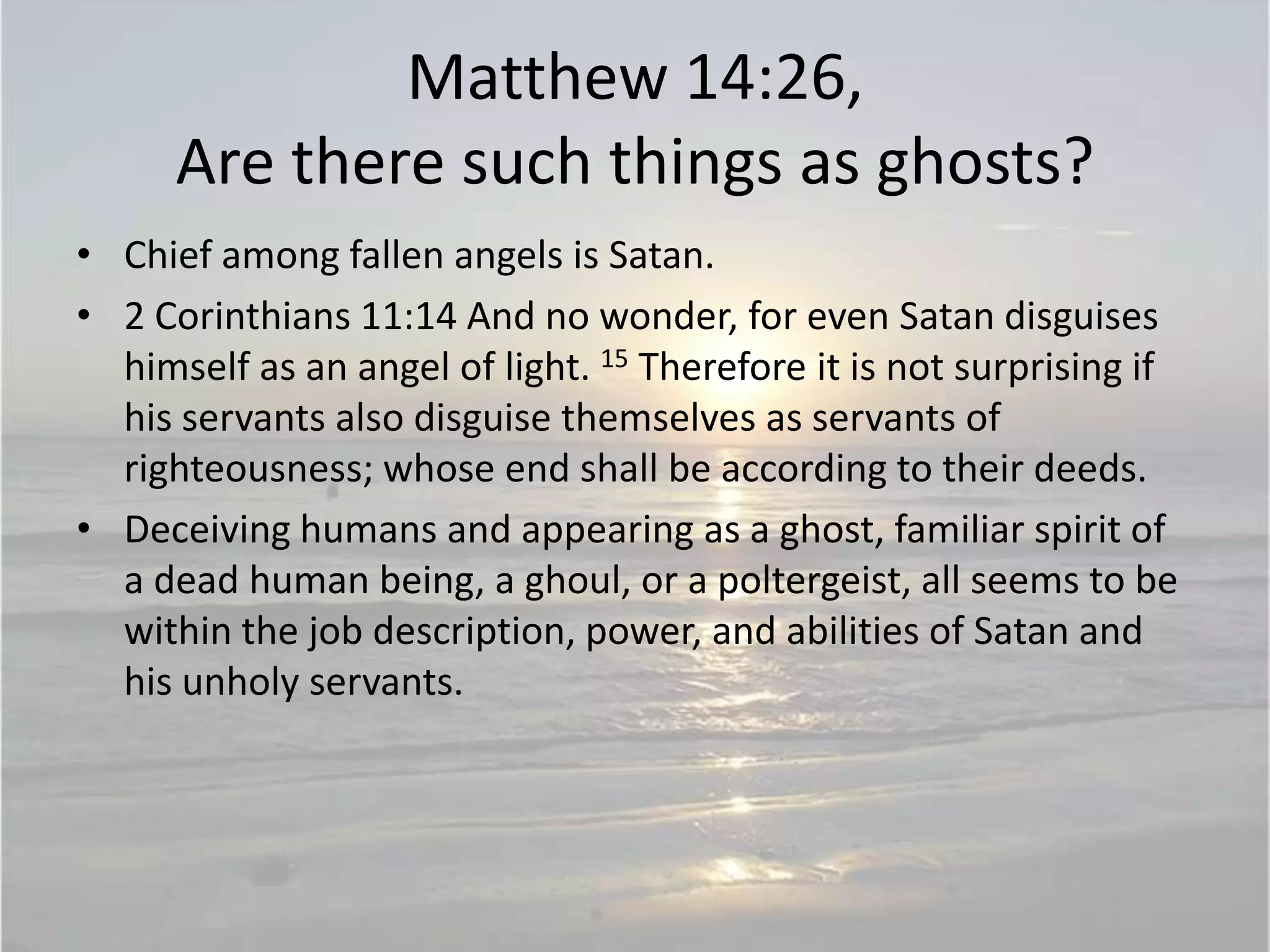 Matthew 14, tetrarch, peer pressure, two fish, signs and wonders ...