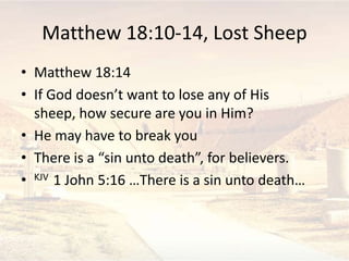 Matthew 18, Four more parables from our Lord, Not Saved Yet, Guardian ...
