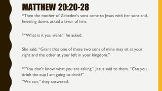 The Greatest is the Servant | PPT