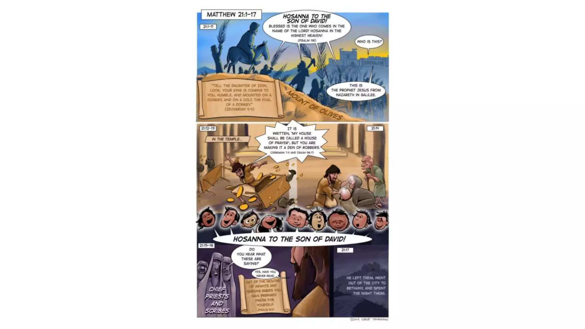 The Triumphal Entry in Matthew 21 | PPTX