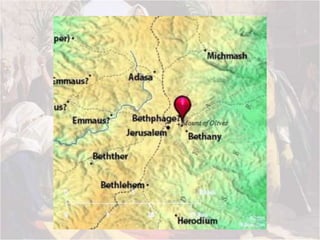 Triumphal Entry Route