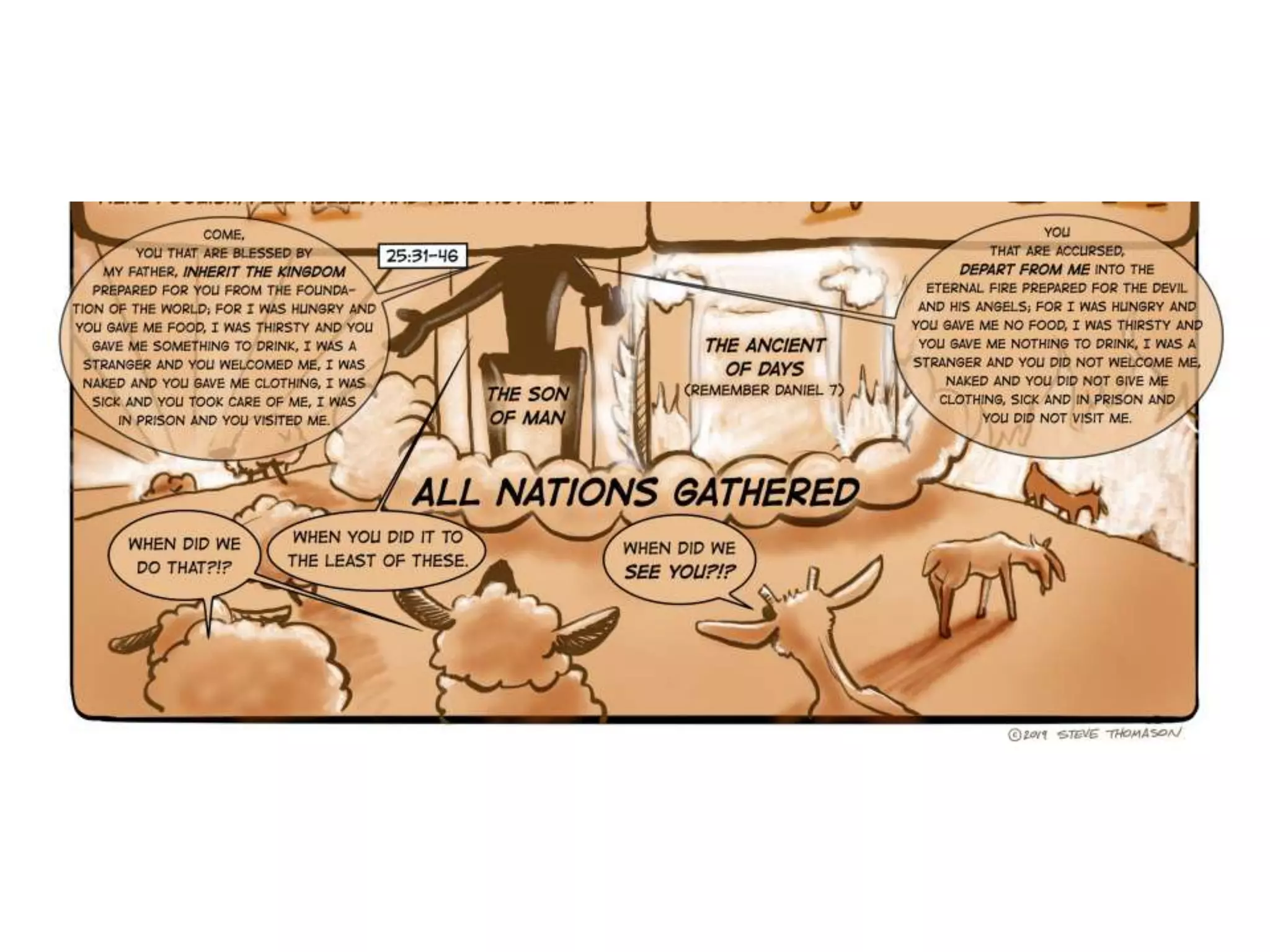A Cartoonist's Guide to Matthew 24:1-25:46 | PPT