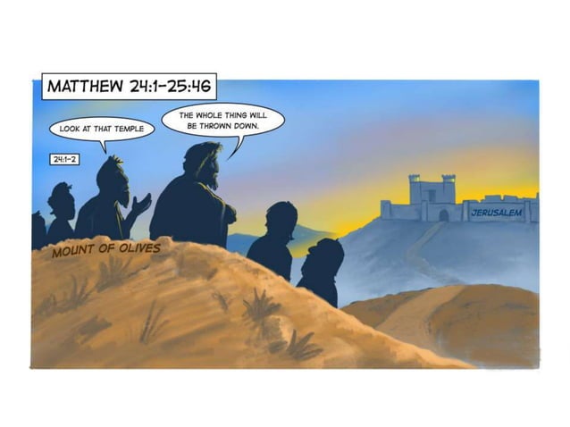 A Cartoonist's Guide to Matthew 24:1-25:46 | PPTX