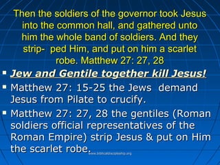 Matthew 27, credit to jobe martin, remorse, tombs were opened, saints ...