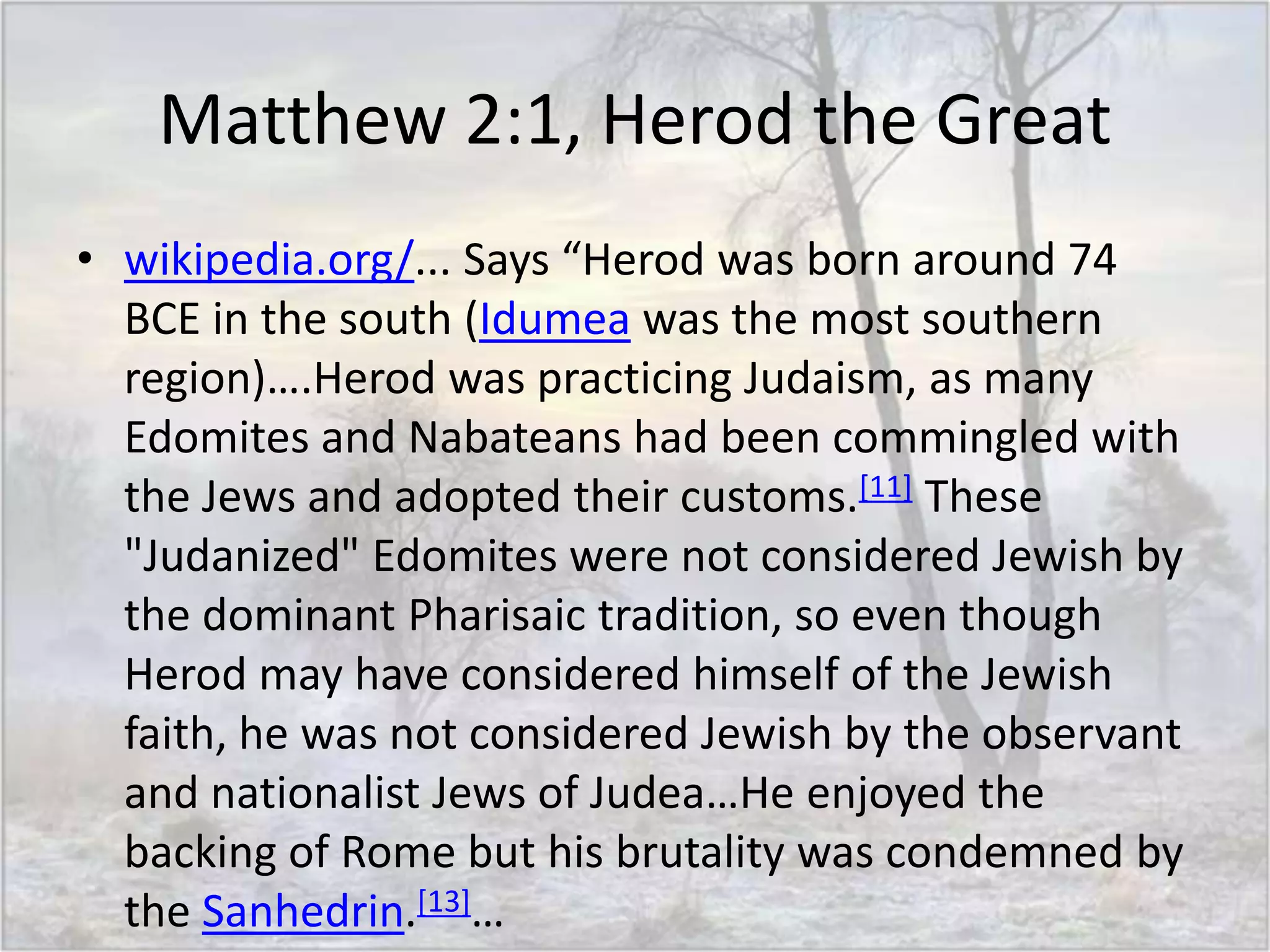 Matthew 2, herod, magi, hermeneutics, star, shepherds, if thens, angry ...