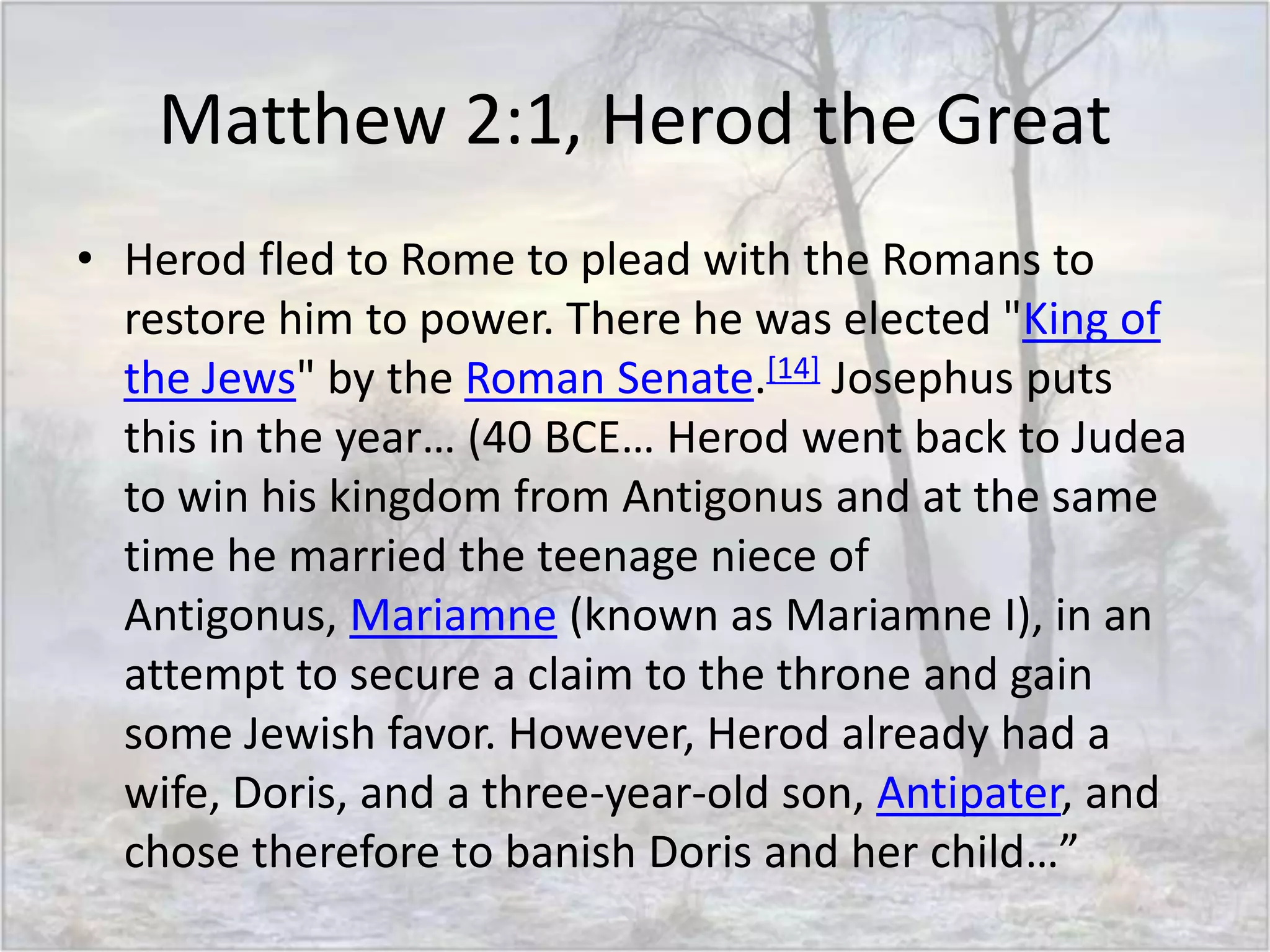 Matthew 2, herod, magi, hermeneutics, star, shepherds, if thens, angry ...