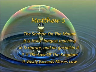 Matthew 5 6, prayer, ss | PPT