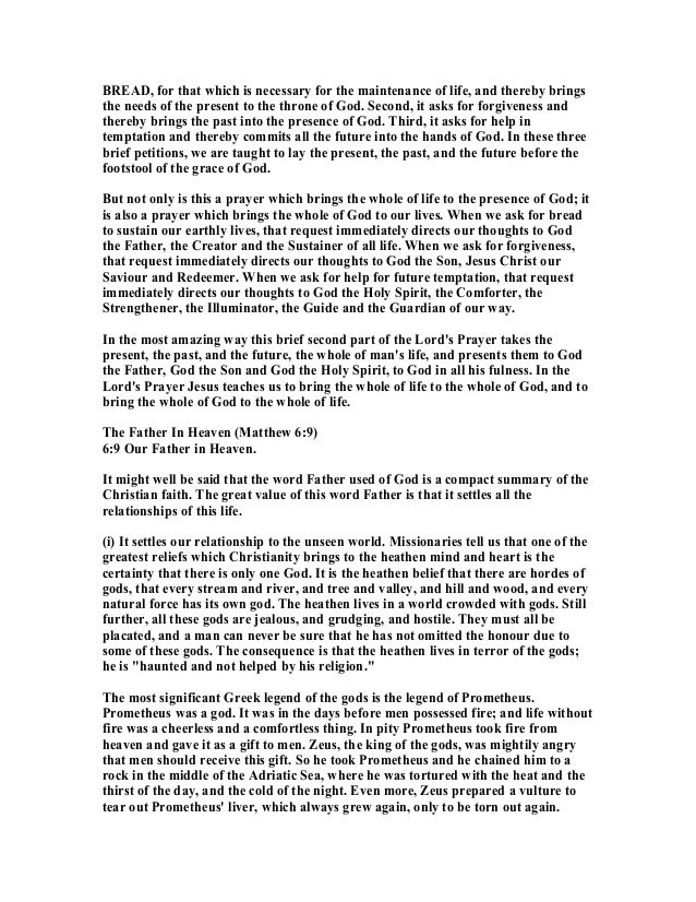 Matthew 6 9 15 Commentary matthew-6-9-15-commentary