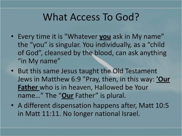 Matthew 6, Prayer, What is Prayer and What's It For, ss, 3 Nines for ...