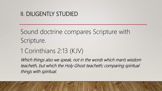 Matthew 7:29 Where Do We Get Our Doctrines? | PPT