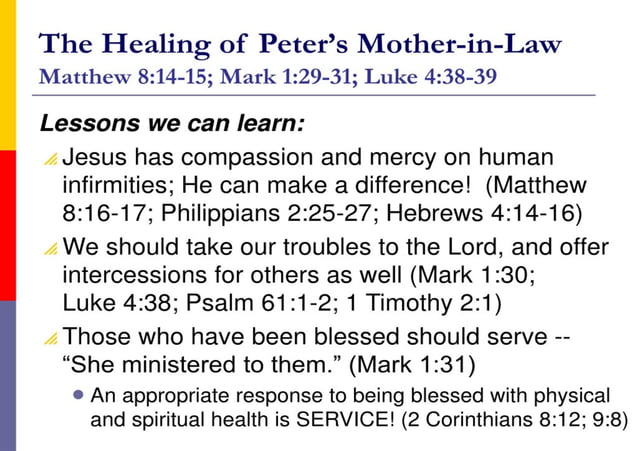 Matthew 8: Jesus Heals a Man With Leprosy | PPTX