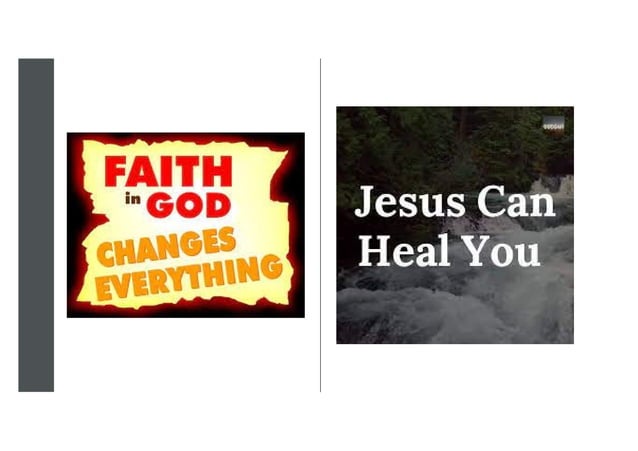 Matthew 8: Jesus Heals a Man With Leprosy | PPTX