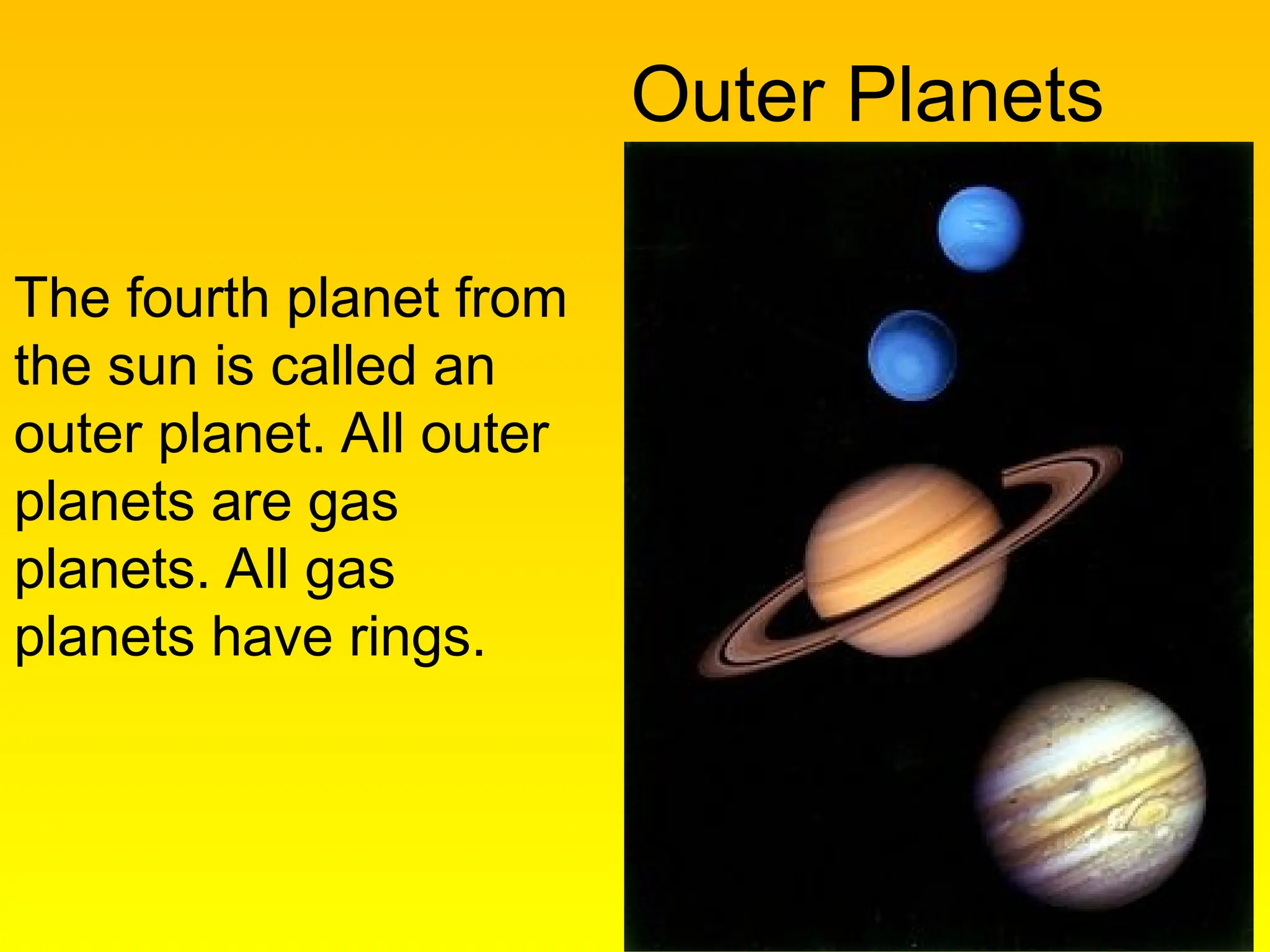 Solar System and Inner and Outer Planets | PPT